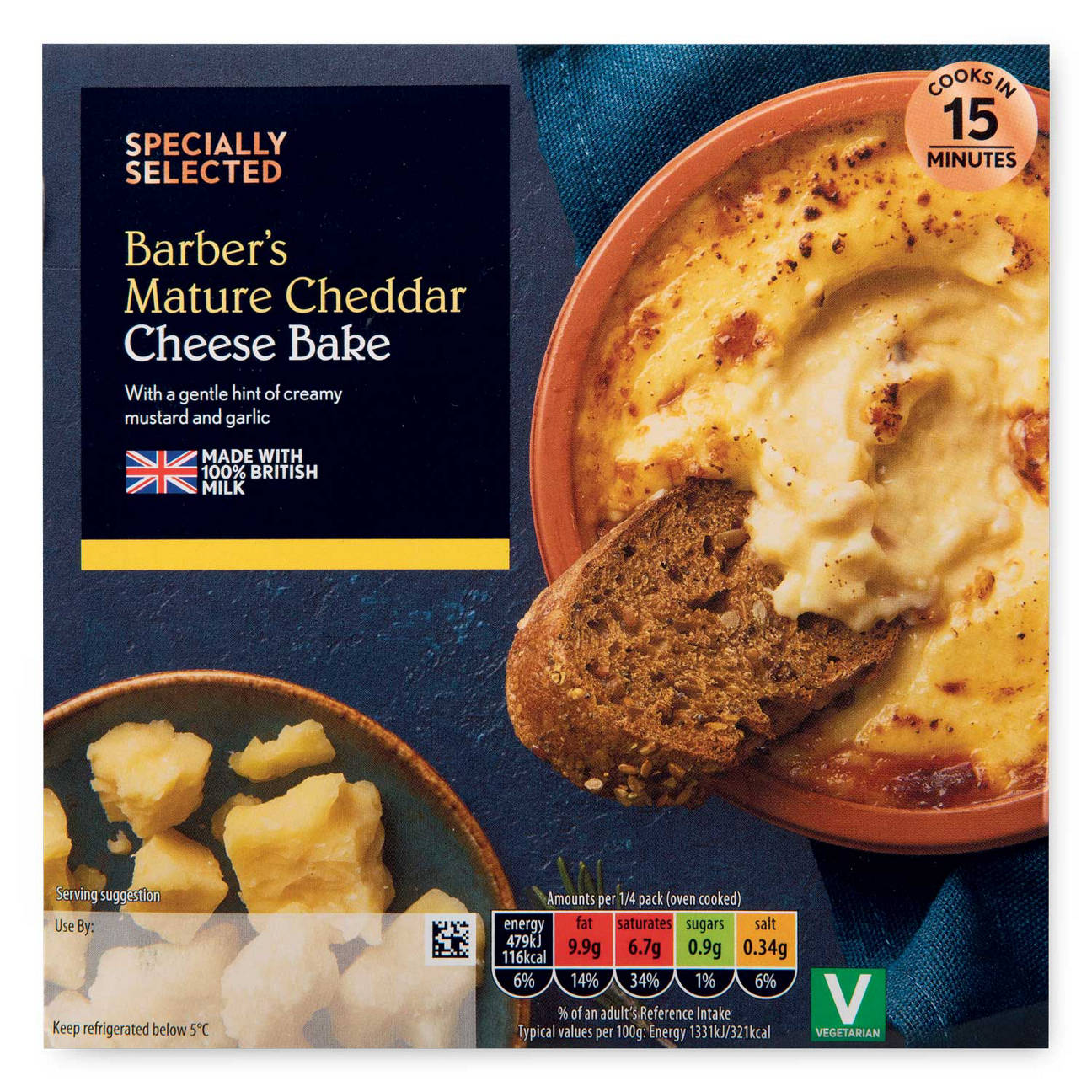 Barbers Mature Cheddar Cheese Bake | ALDI UK
